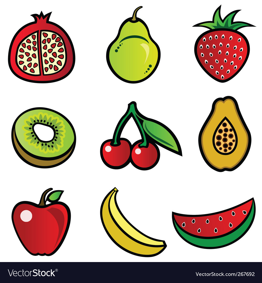 Fruit design Royalty Free Vector Image - VectorStock