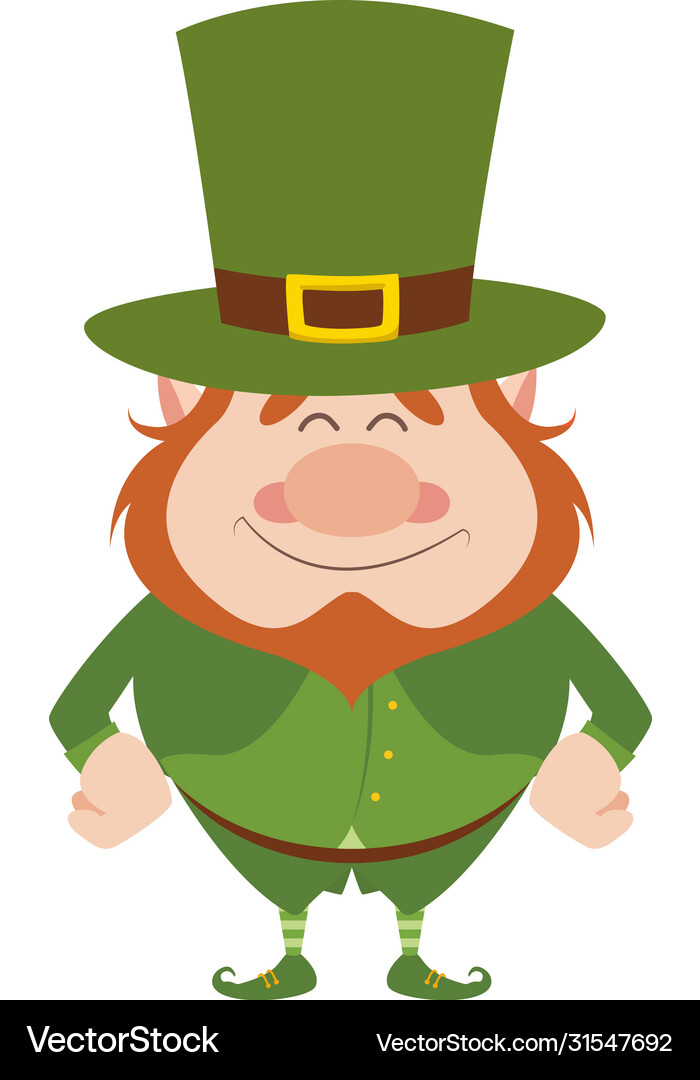 Isolated traditional ireland hat Royalty Free Vector Image