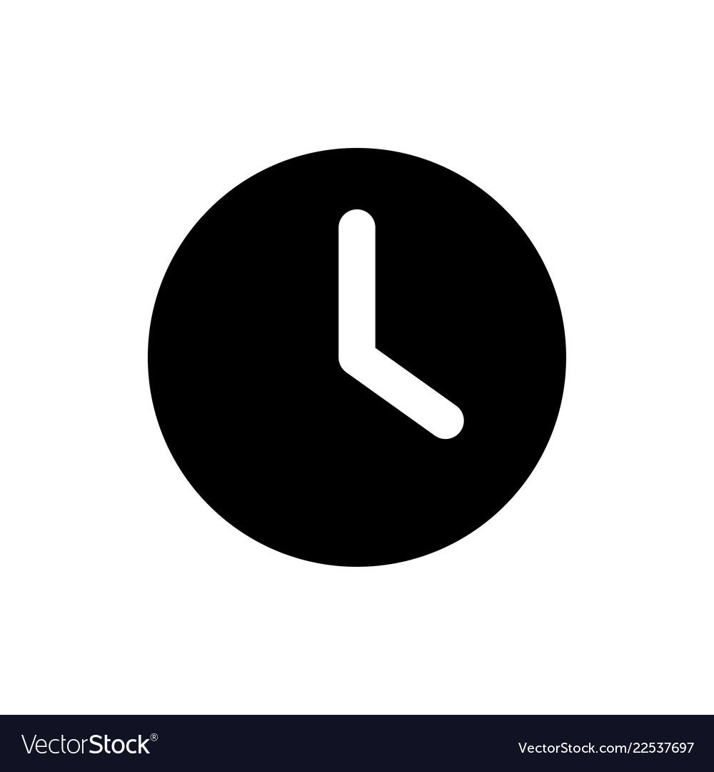 Clock icon time symbol Royalty Free Vector Image Clock icon time symbol Royalty Free Vector Image