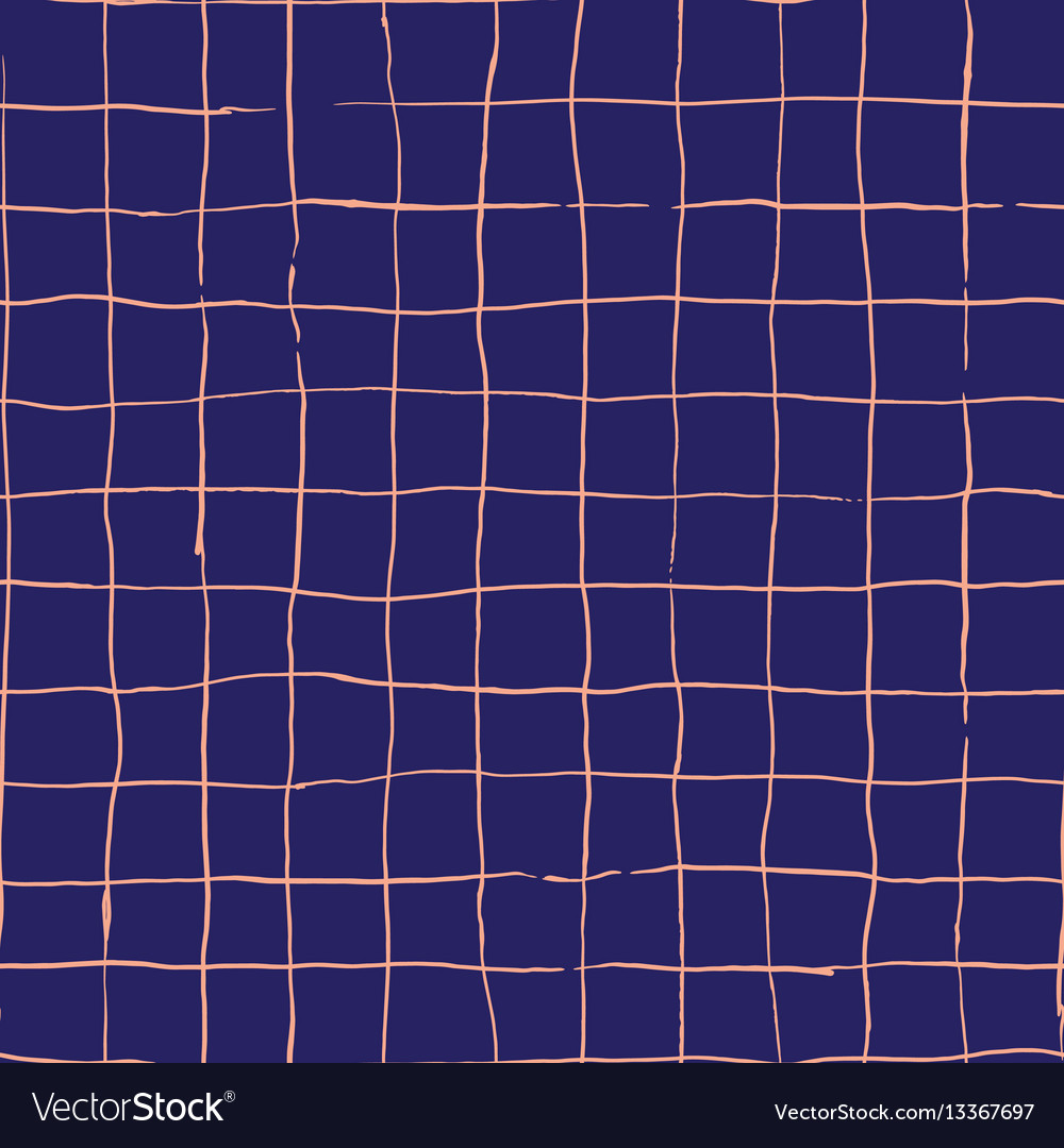 Hand drawn checkered grip seamless pattern Vector Image