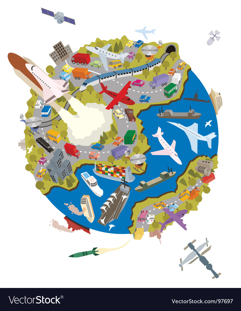 Transportation Royalty Free Vector Image - VectorStock