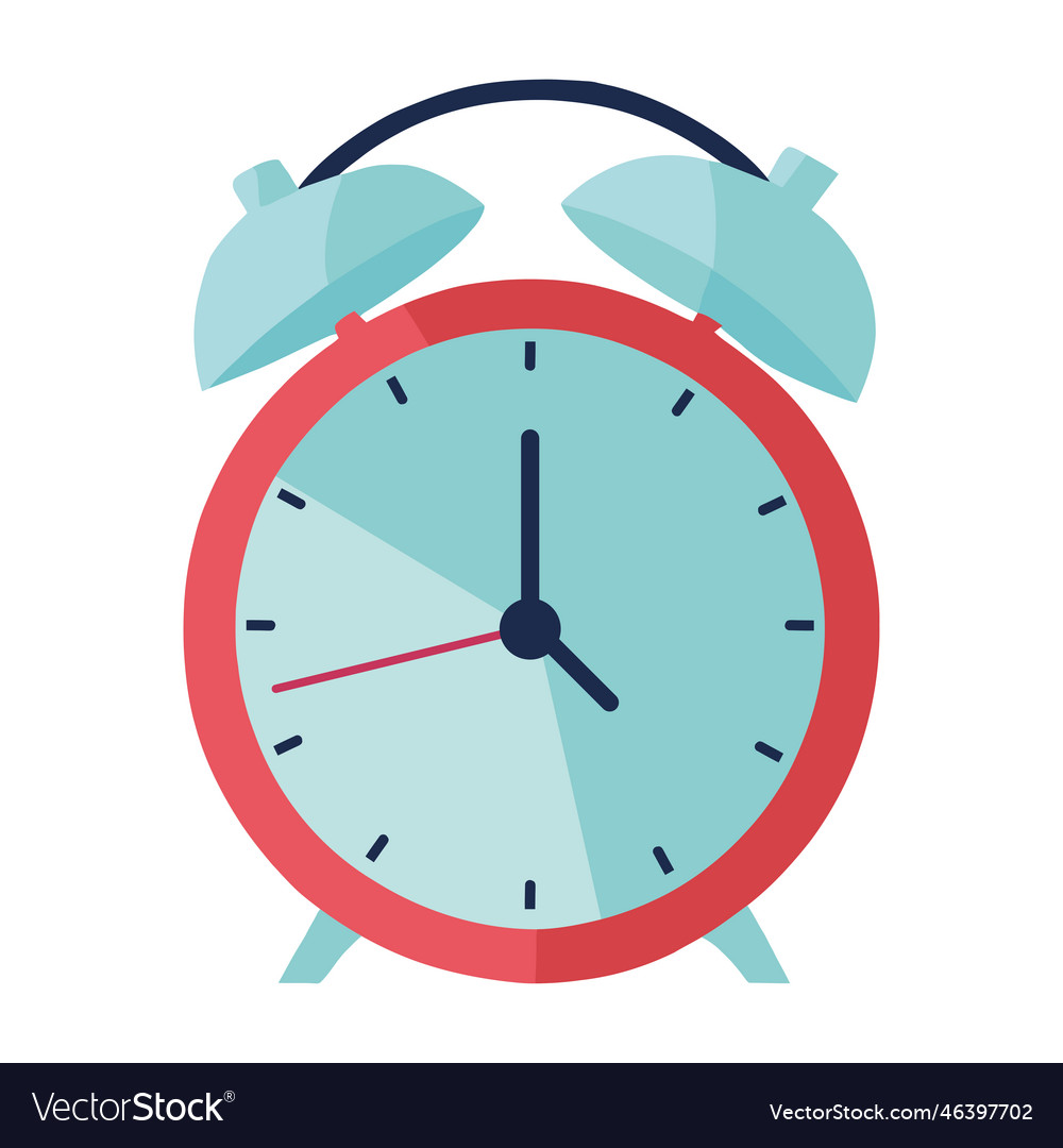 Alarm clock time Royalty Free Vector Image - VectorStock