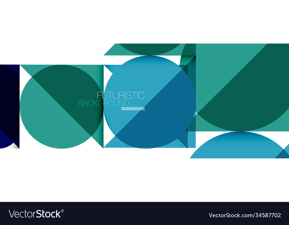 Clean minimal geometric abstract background Vector Image