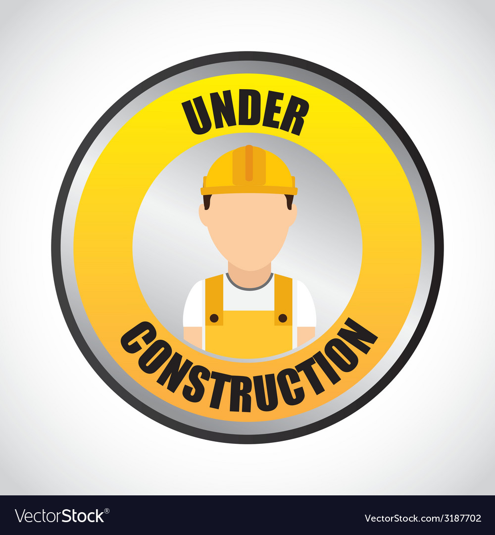 Construction design Royalty Free Vector Image - VectorStock