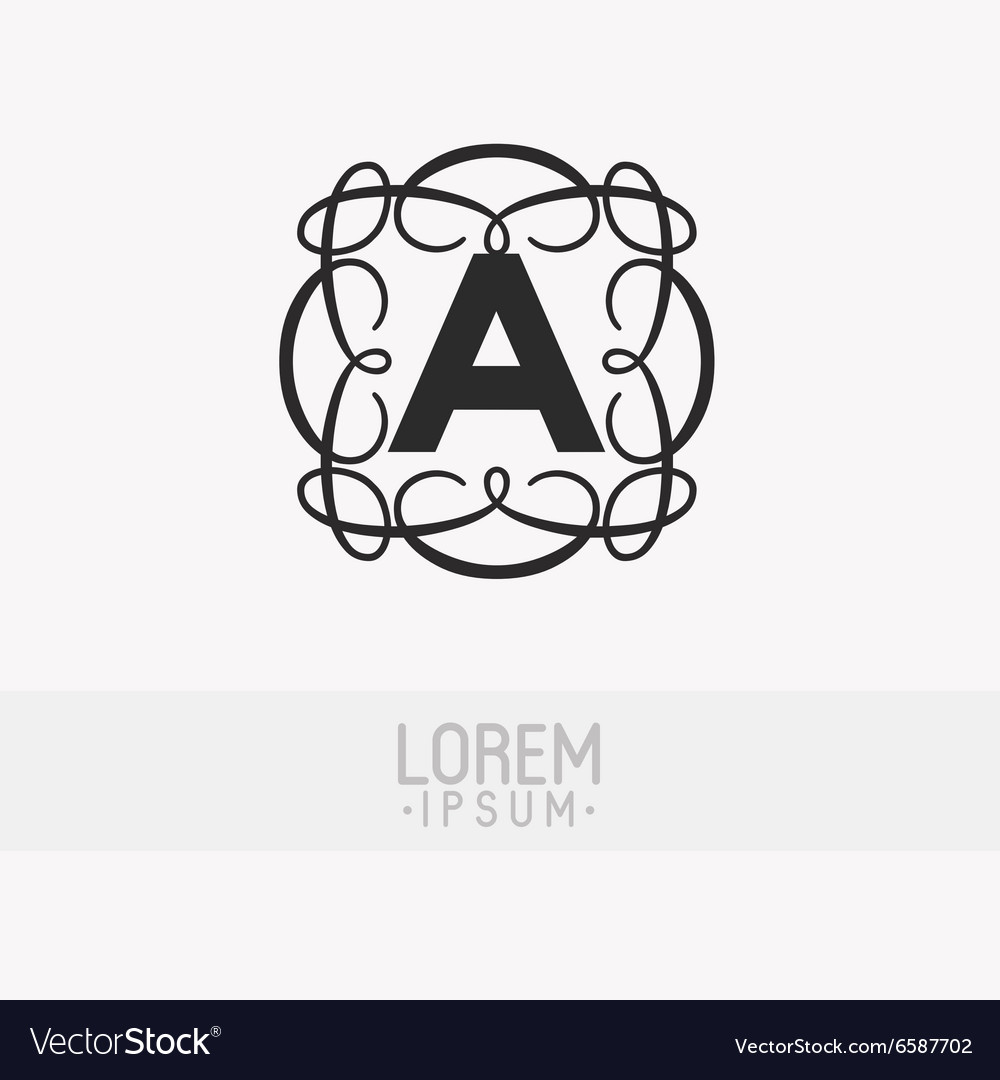 Custom logo design Royalty Free Vector Image - VectorStock