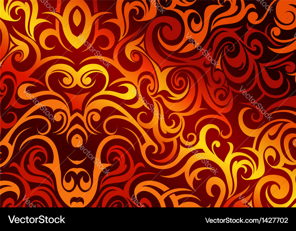 Fire abstraction Royalty Free Vector Image - VectorStock