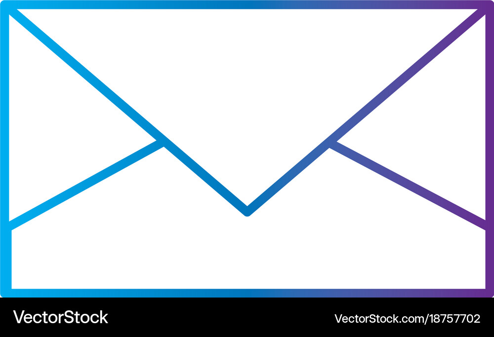Isolated envelope design Royalty Free Vector Image