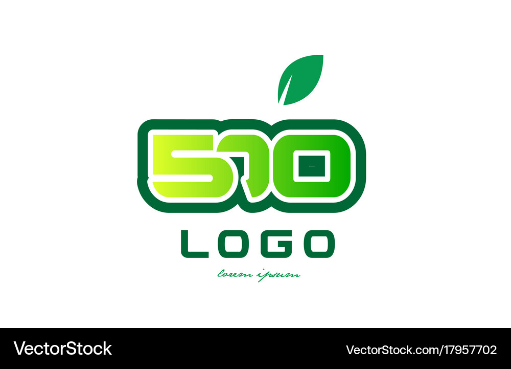 Number 570 numeral digit logo icon design Vector Image