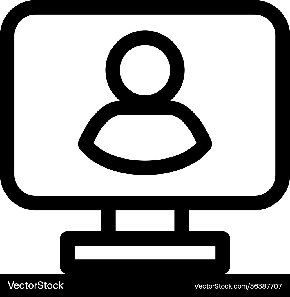 Admin icon or logo isolated sign symbol Royalty Free Vector