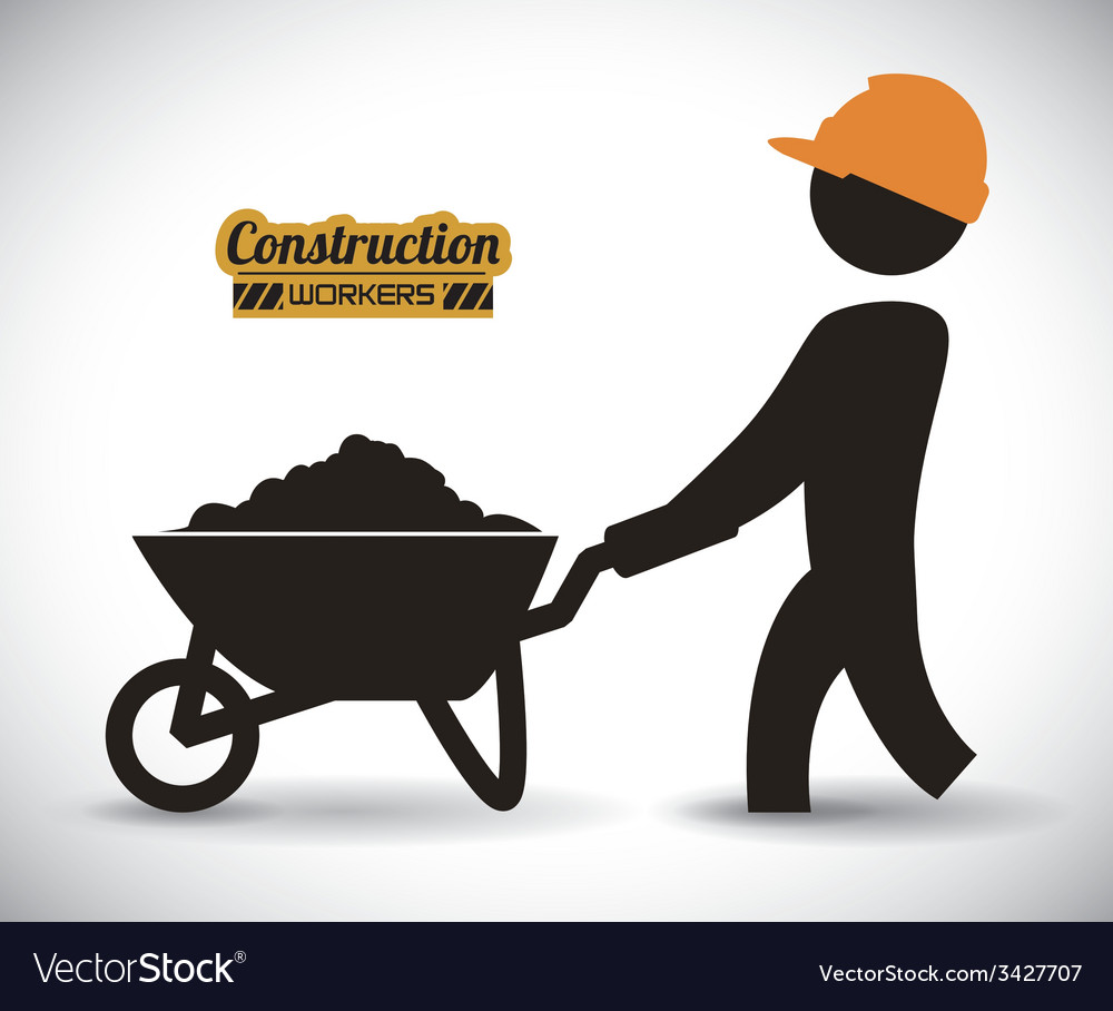 Construction design Royalty Free Vector Image - VectorStock