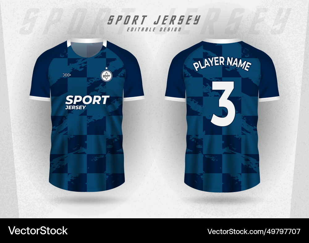 Mockup for sports jerseys Royalty Free Vector Image