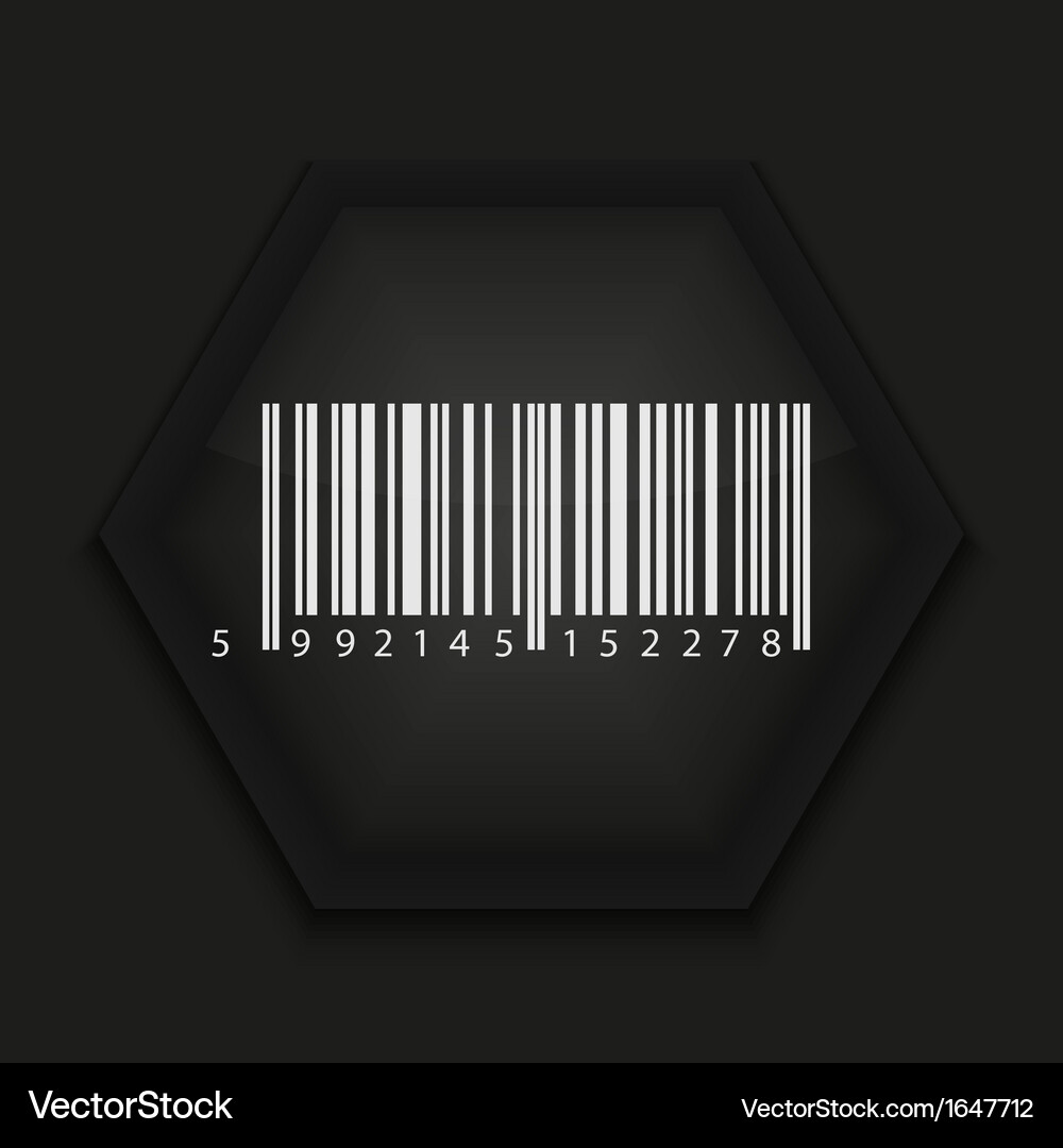 Creative icon on black background eps10 Royalty Free Vector