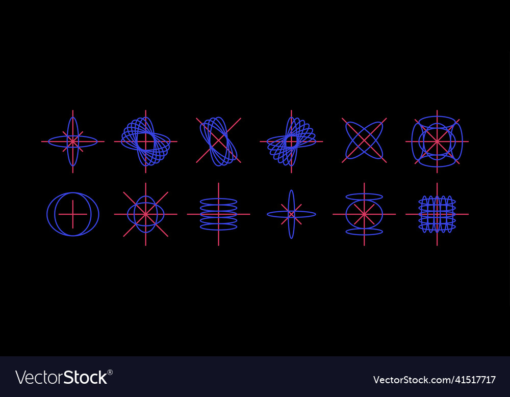 Abstract elements for design a set of different Vector Image