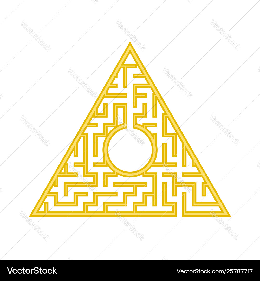 Abstract labyrinth game for kids puzzle Royalty Free Vector