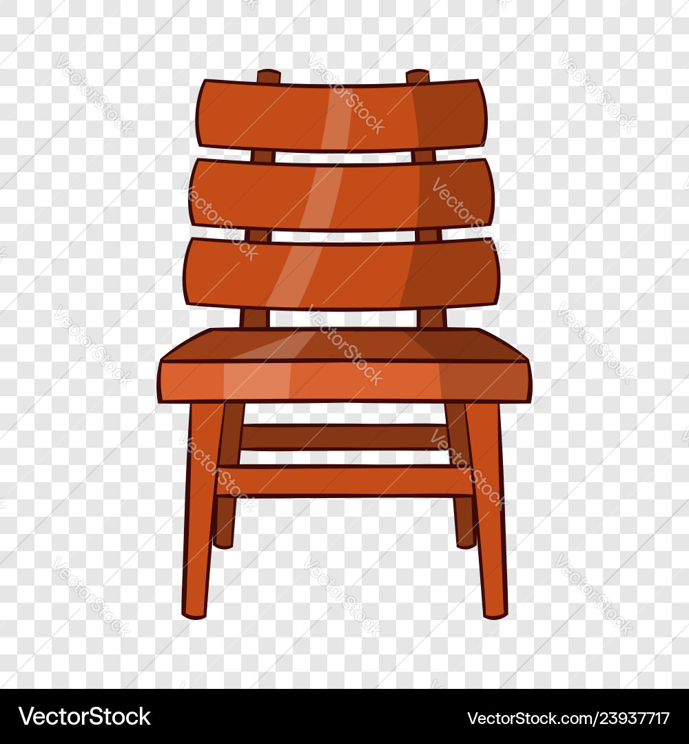 Chair icon cartoon style Royalty Free Vector Image