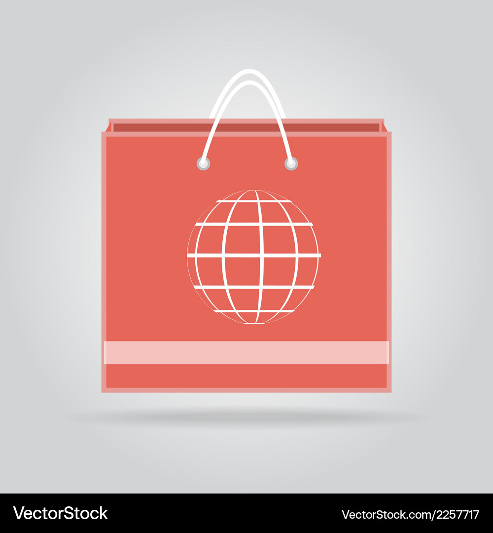 Paper shopping bags Royalty Free Vector Image - VectorStock