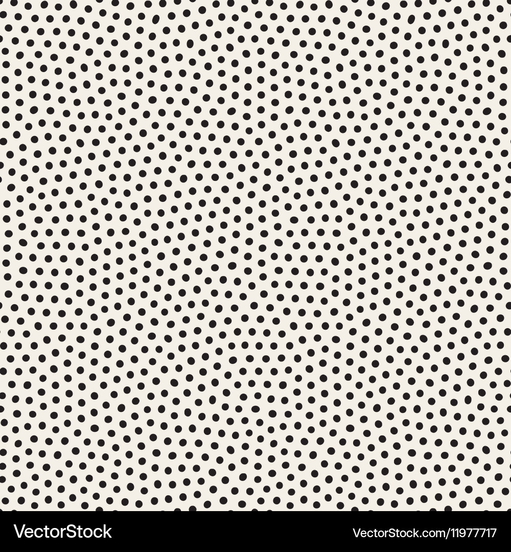 Seamless Black and White Stippling Dots Royalty Free Vector