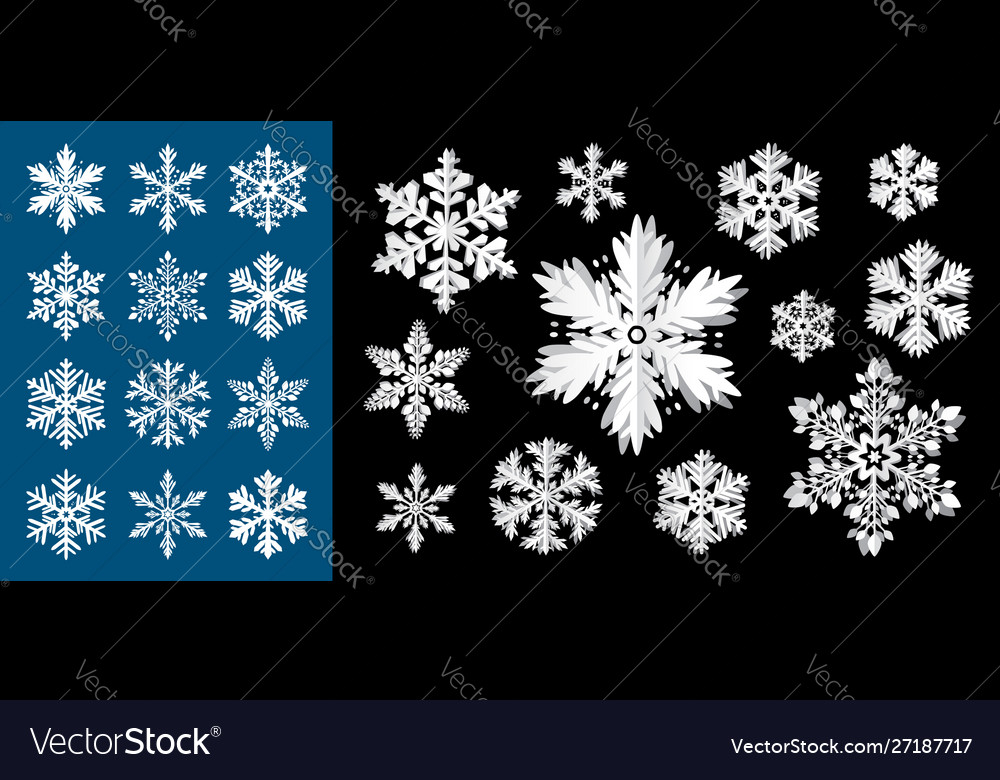 Snowflake design for christmas and winter season Vector Image