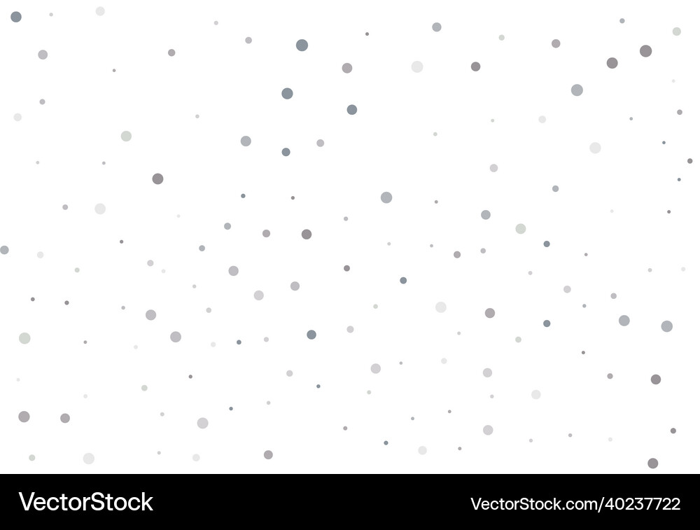 Christmas digital paper with silver polka dots Vector Image