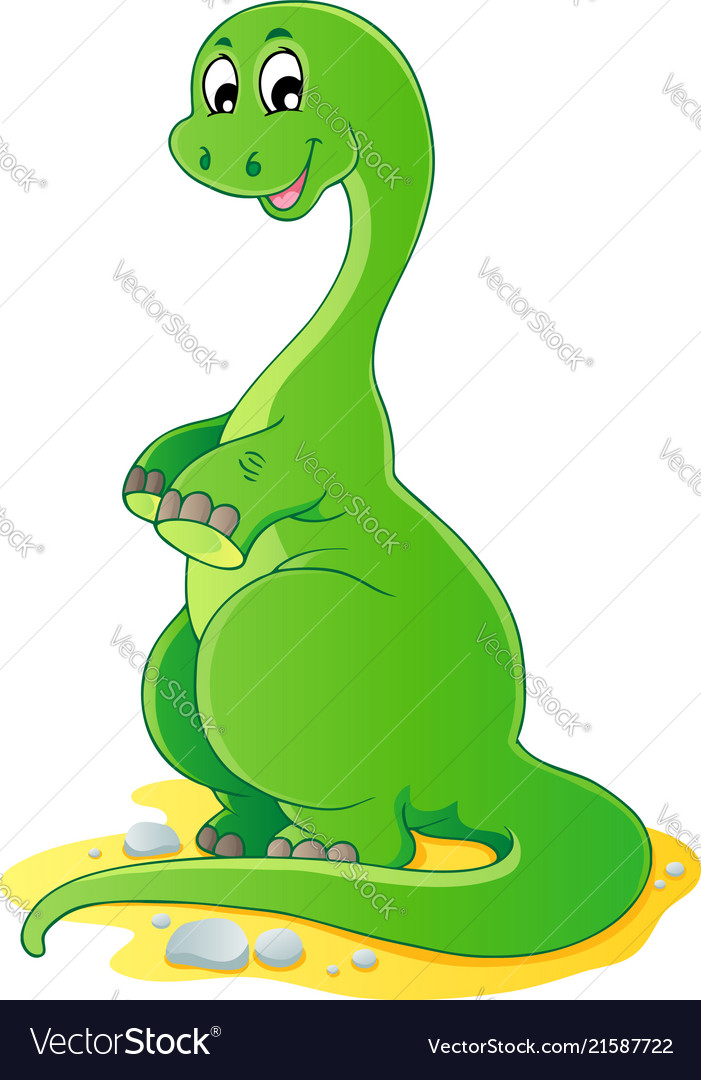 Dinosaur theme image 2 Royalty Free Vector Image