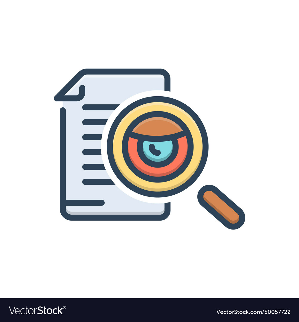 Evidence Royalty Free Vector Image - VectorStock