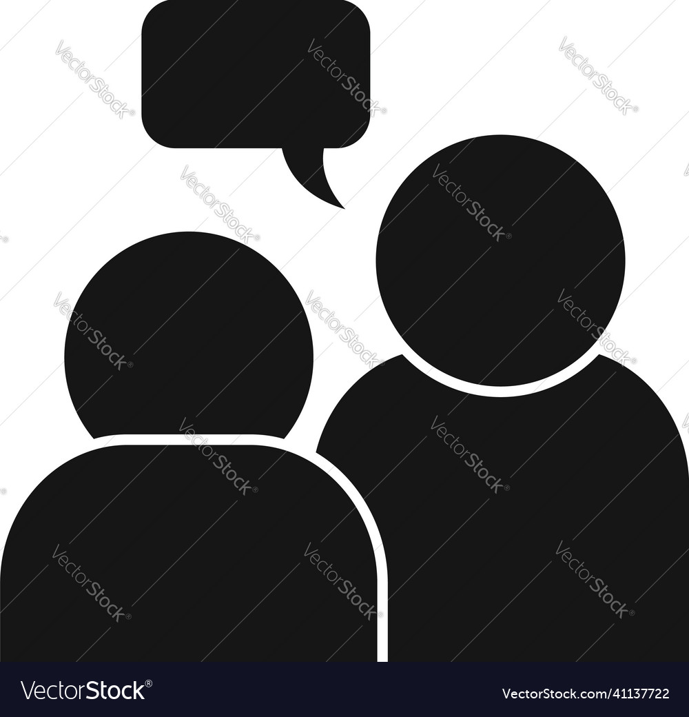 Mentor business icon simple training Royalty Free Vector