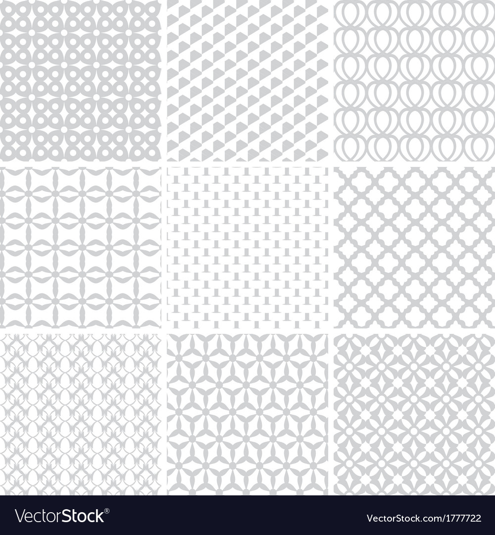 Monochrome patterns Royalty Free Vector Image - VectorStock