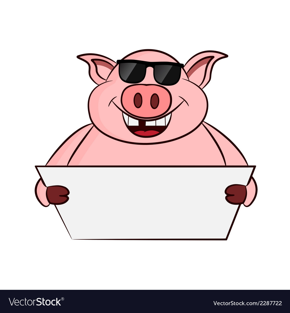 Pig Royalty Free Vector Image - VectorStock