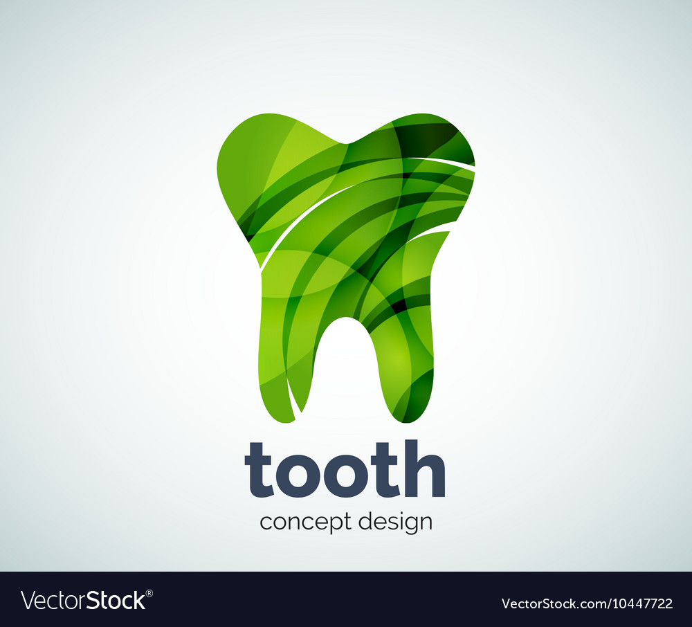 Tooth logo template Royalty Free Vector Image - VectorStock
