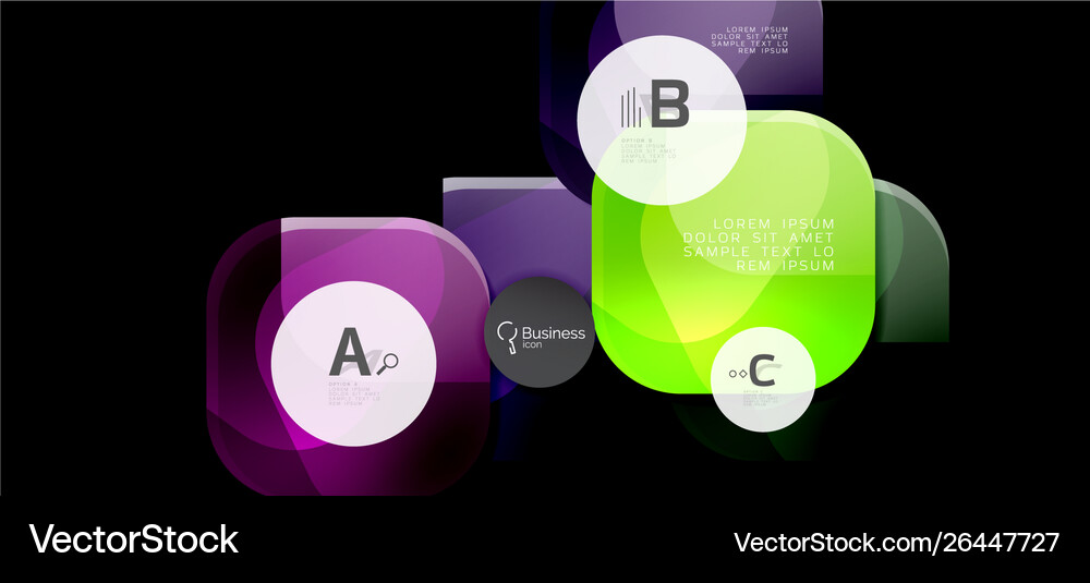 Modern advertising concept for wallpaper design Vector Image