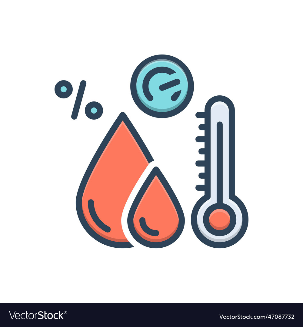 Humidity Royalty Free Vector Image - VectorStock