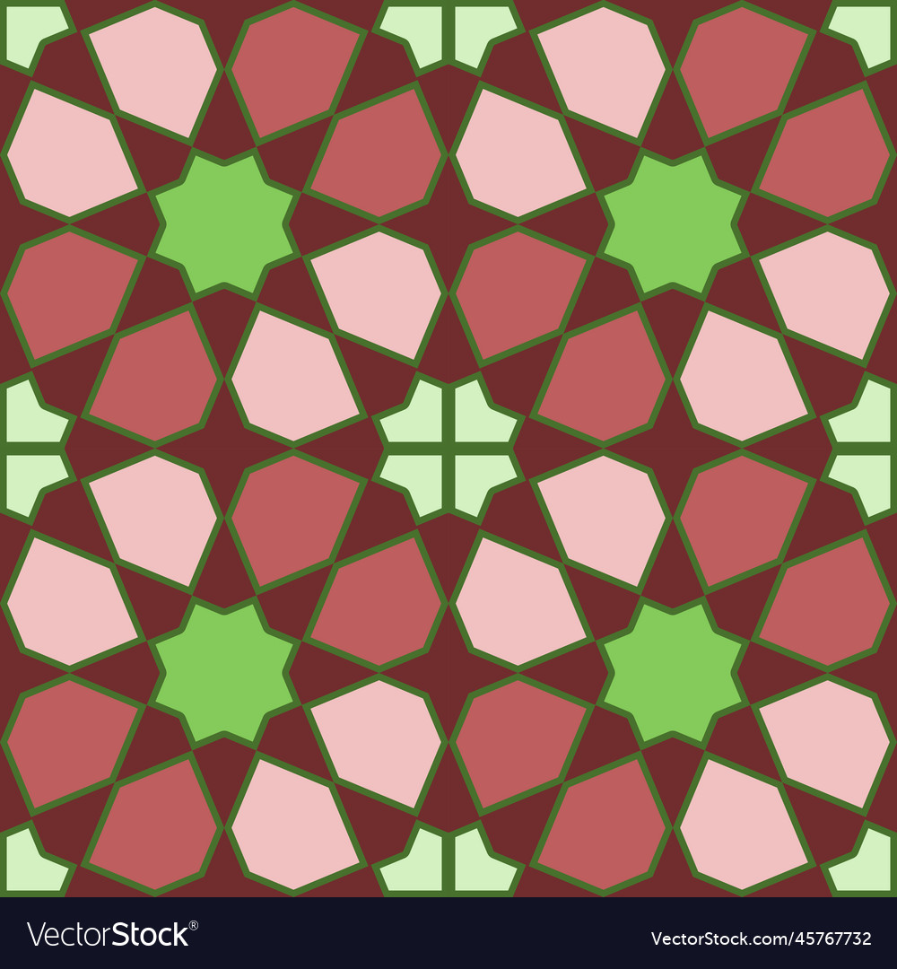 Moroccan seamless pattern morocco patchwork Vector Image