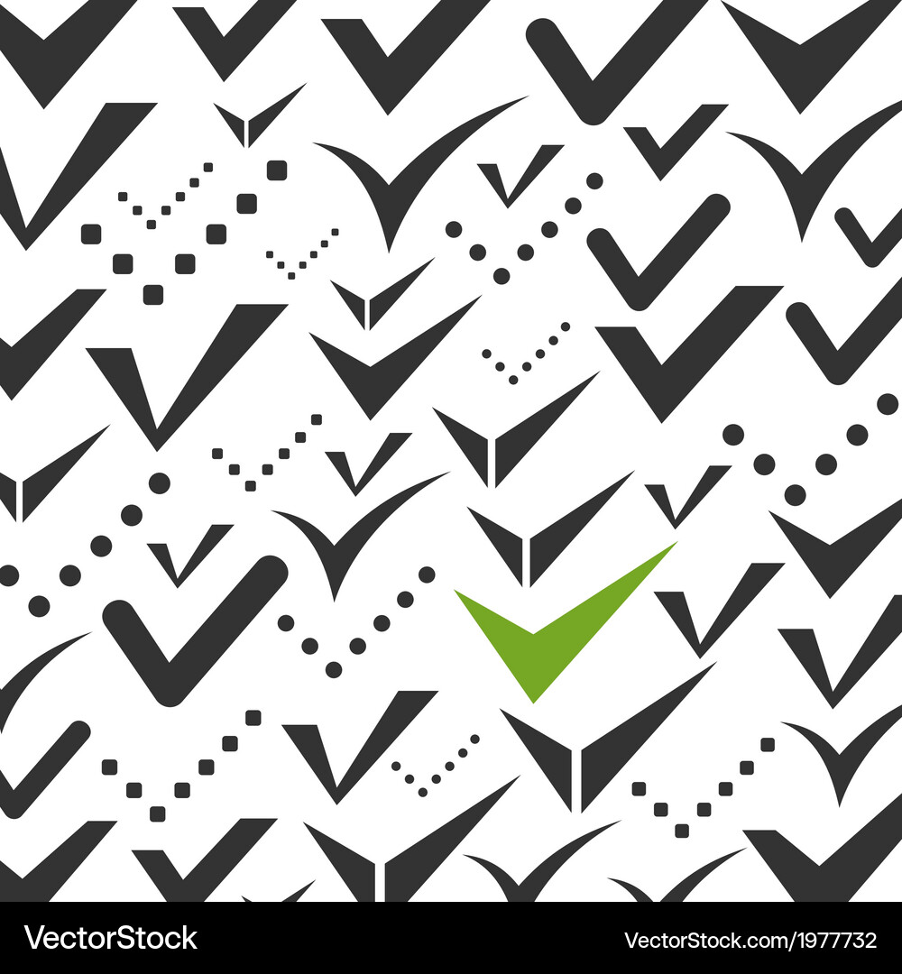 Tick Mark Background Royalty Free Vector Image