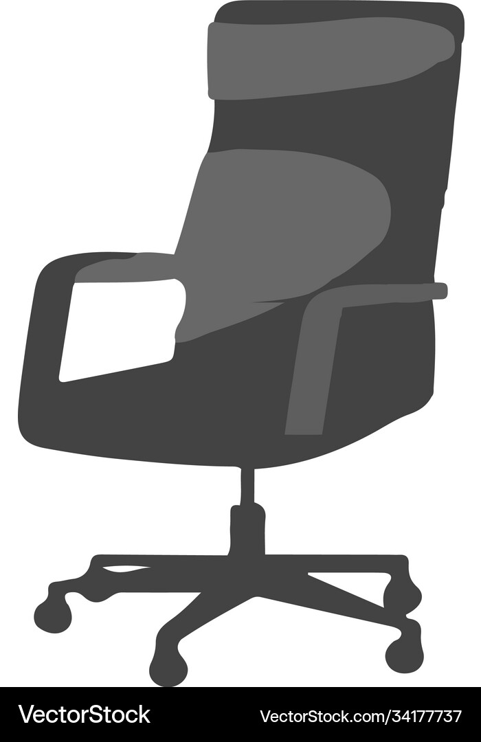 Office chair icon isolated on white background Vector Image