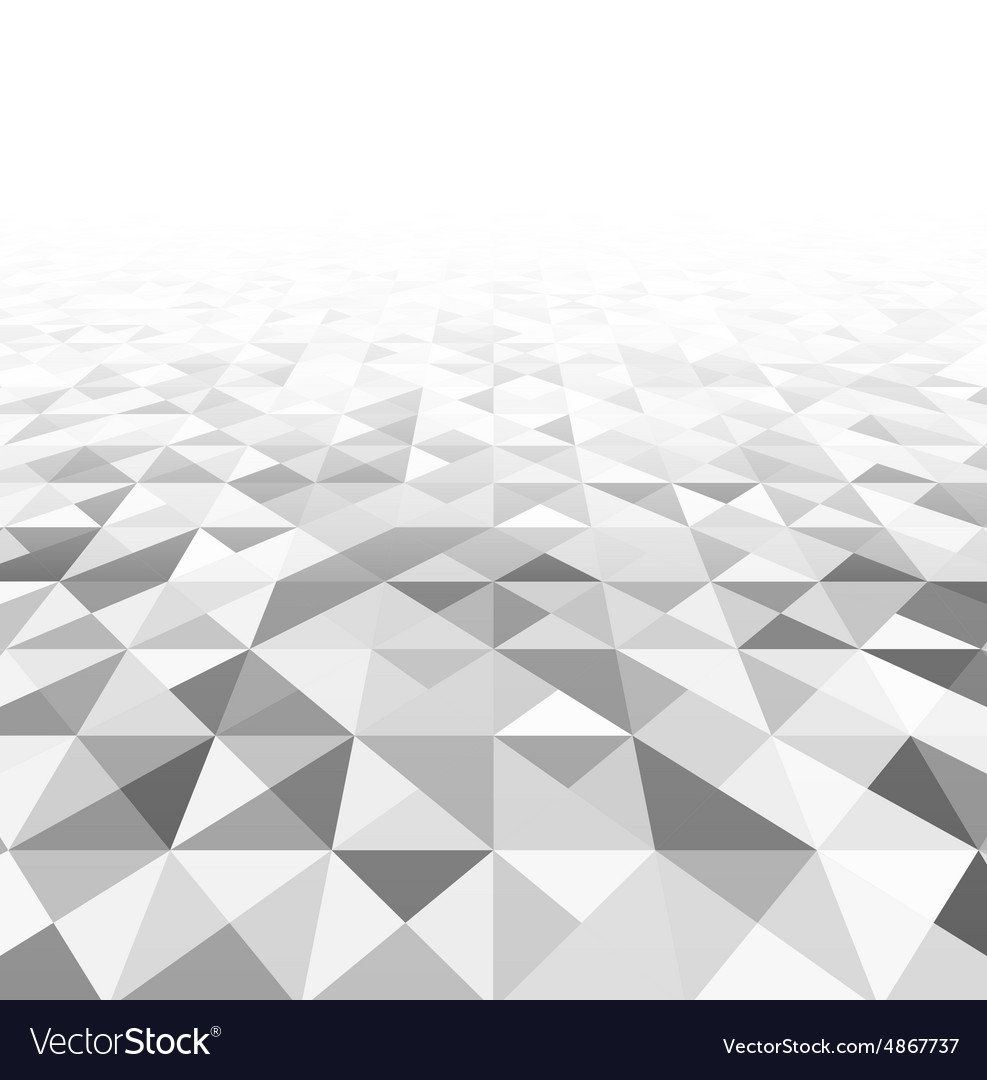 Perspective triangular surface Royalty Free Vector Image