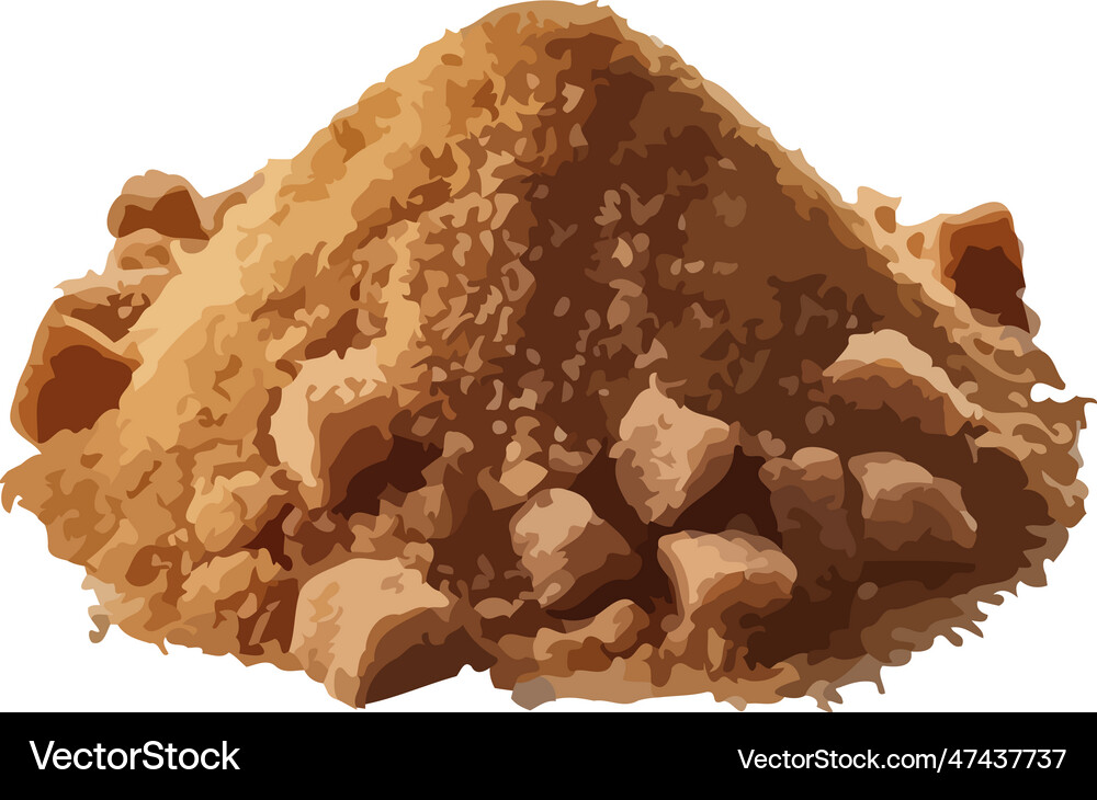Powder food delicious Royalty Free Vector Image