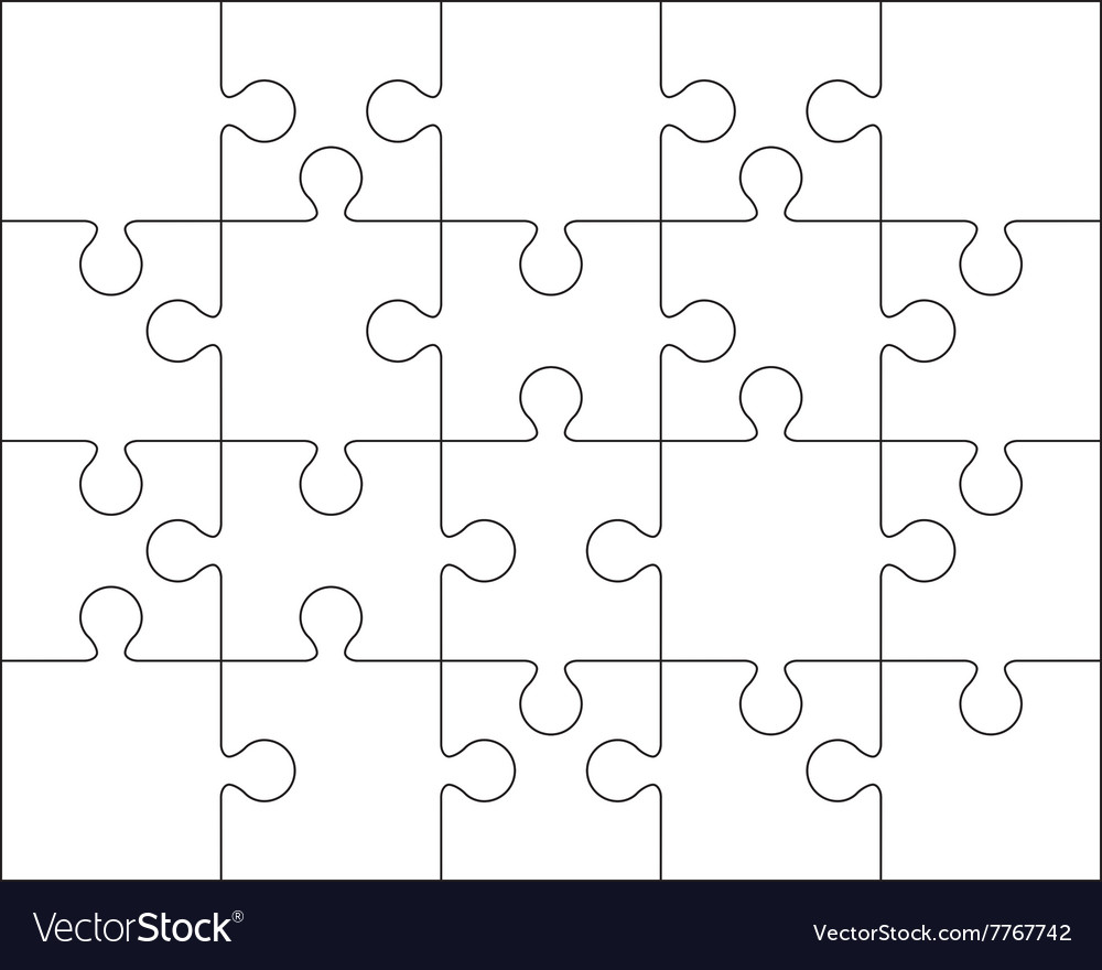 20 Piece Puzzle Template Printable Printable Templates