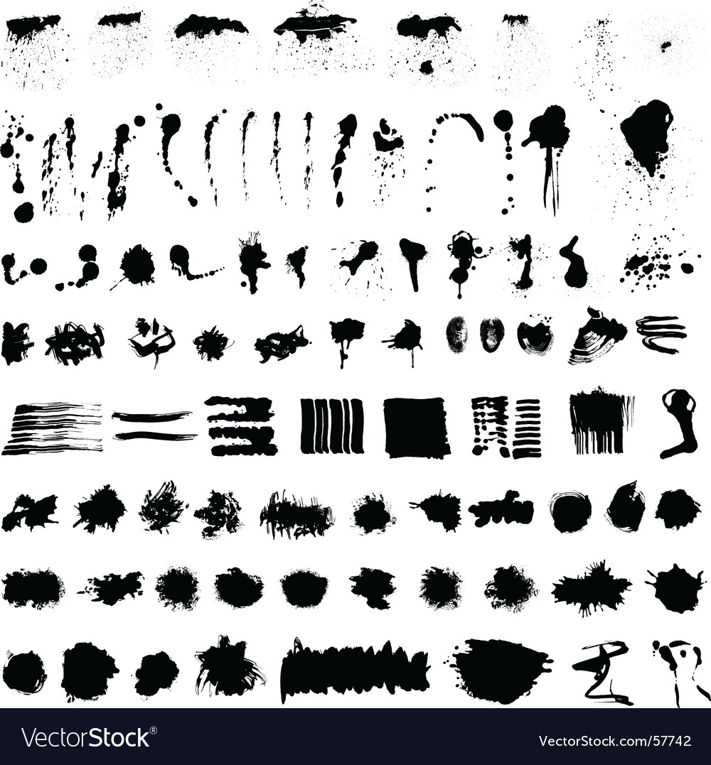 Grunge design elements Royalty Free Vector Image