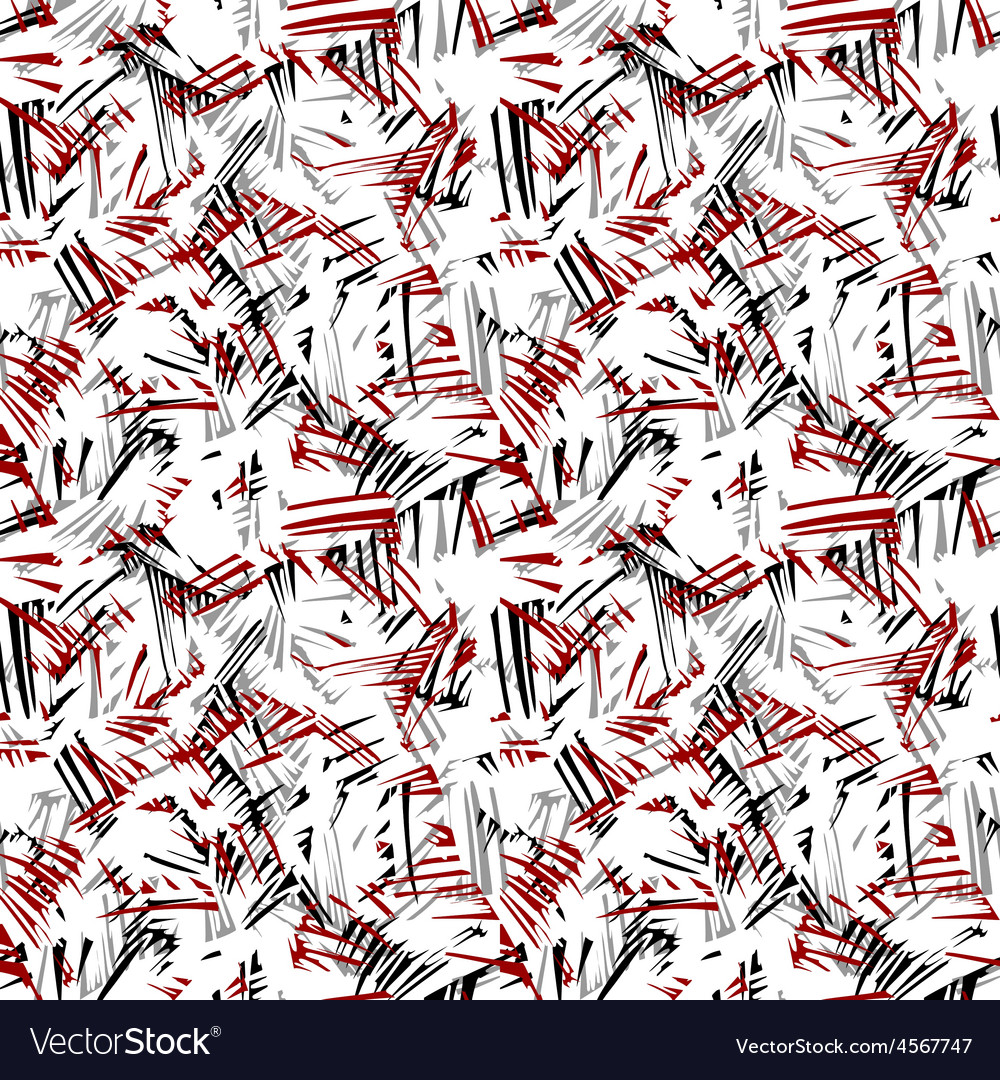 Doodle seamless pencil scribble pattern-model Vector Image