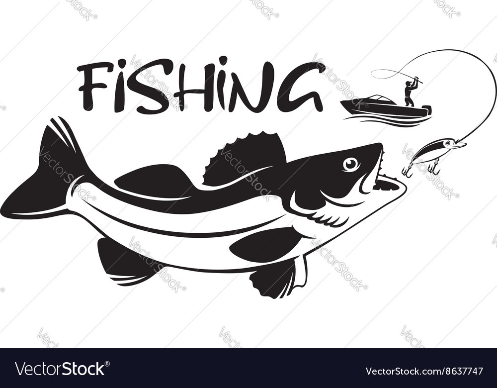 Predatory fish Royalty Free Vector Image - VectorStock