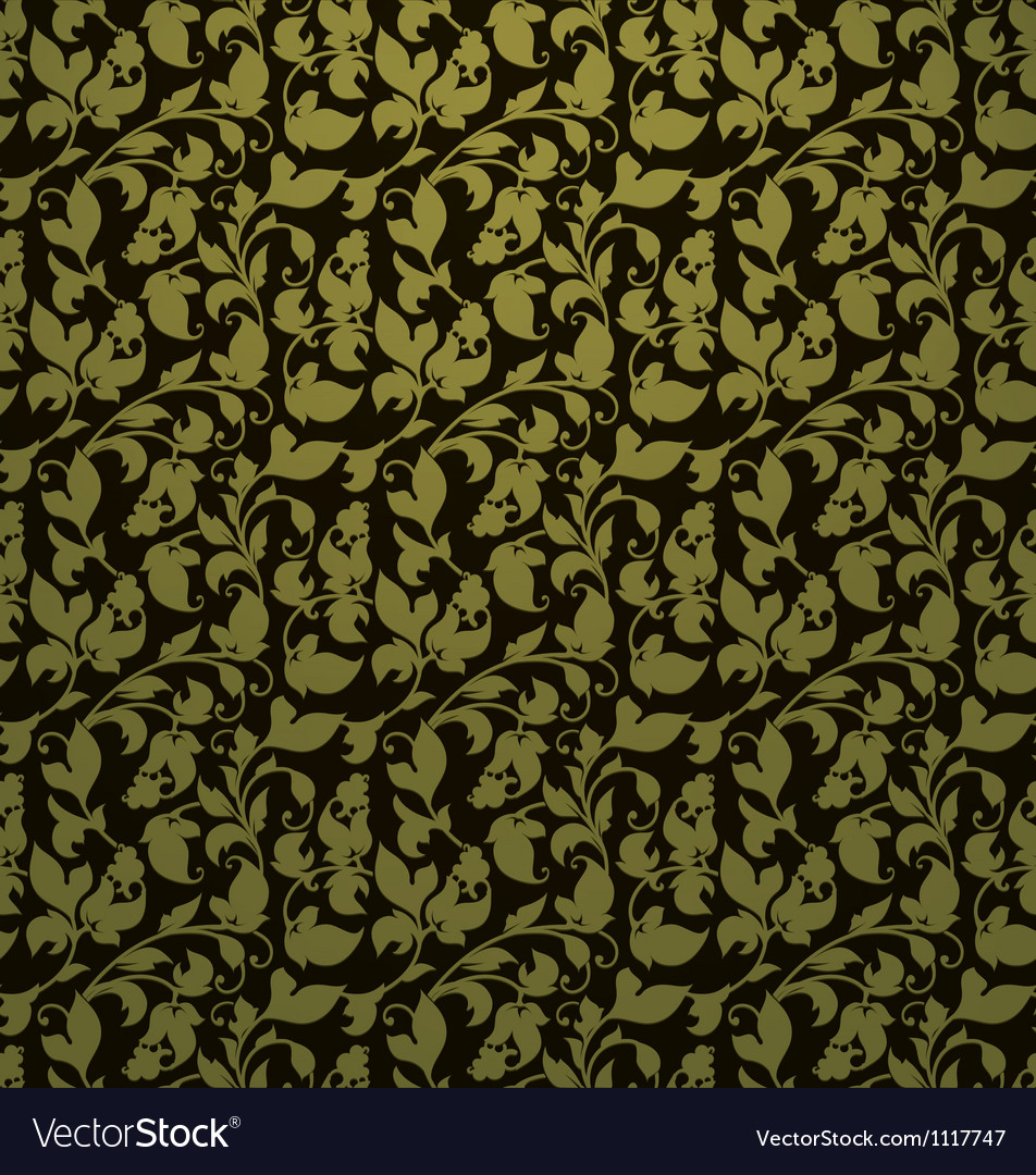 Seamless pattern green Royalty Free Vector Image