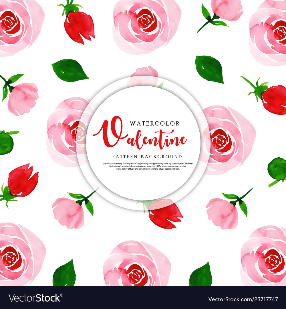 Valentine pattern background Royalty Free Vector Image