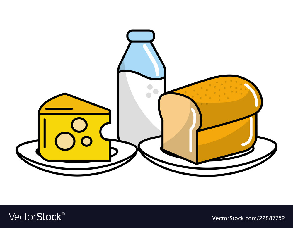 Delicious food cartoon Royalty Free Vector Image Delicious food cartoon Royalty Free Vector Image