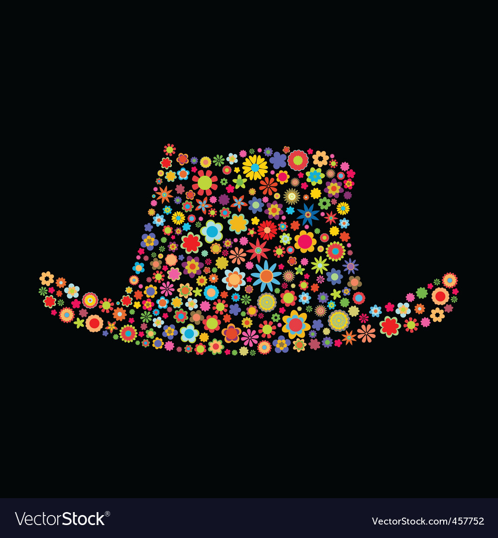 Hat shape Royalty Free Vector Image - VectorStock