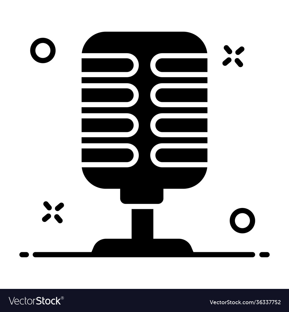 Microphone Royalty Free Vector Image - VectorStock