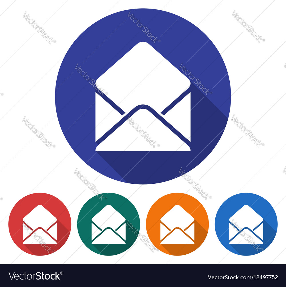 Open envelope icon Royalty Free Vector Image - VectorStock