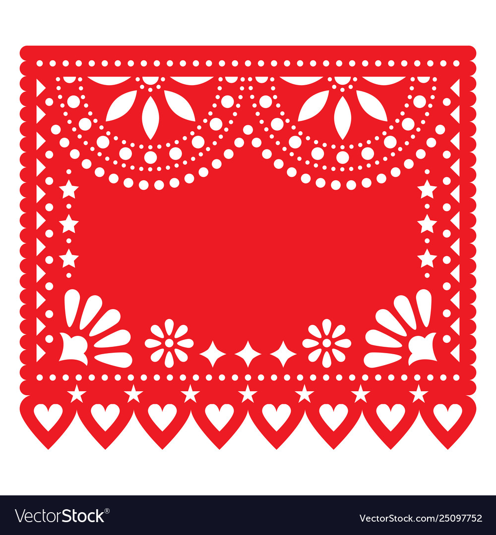 Template Papel Picado