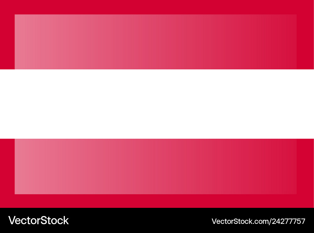 Austria flag official colors and proportion Vector Image