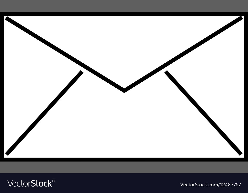 Envelope Logo Or Icon Royalty Free Vector Image