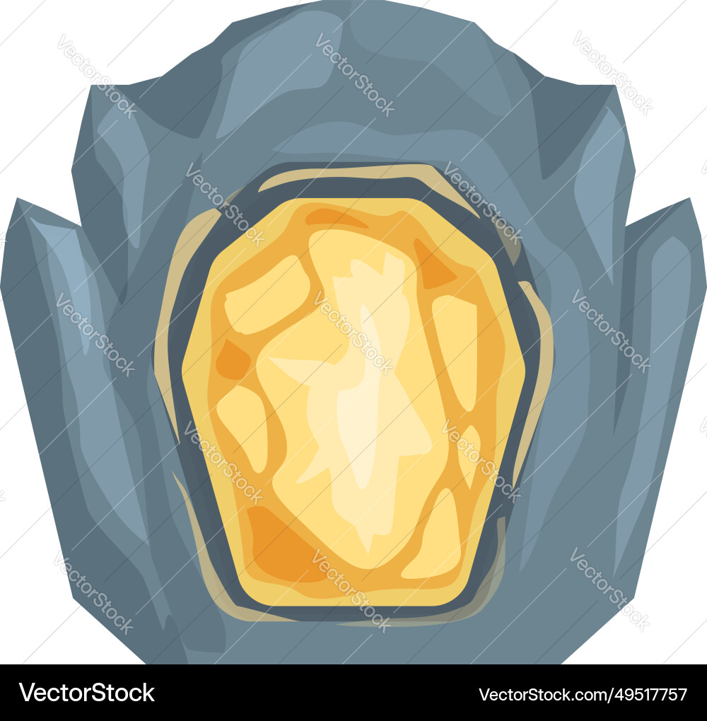 Glow vortex portal icon cartoon platform Vector Image